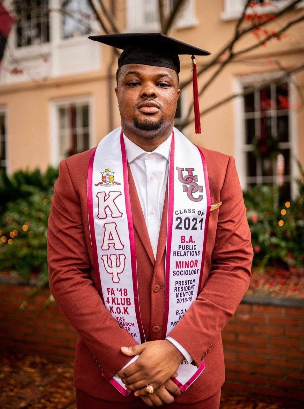 Custom Satin Graduation Stole with Satin Trim – gradology